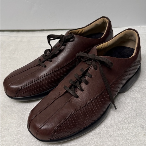 Aetrex | Shoes | Mens Aetrex Brown Leather Laceup Shoes | Poshmark